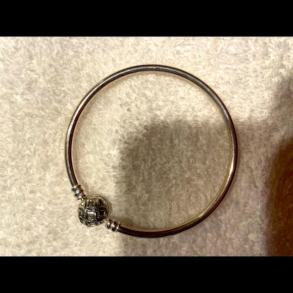 Pandora | Jewelry | Newpandora Sterling Silver Bangle Bracelet | Poshmark